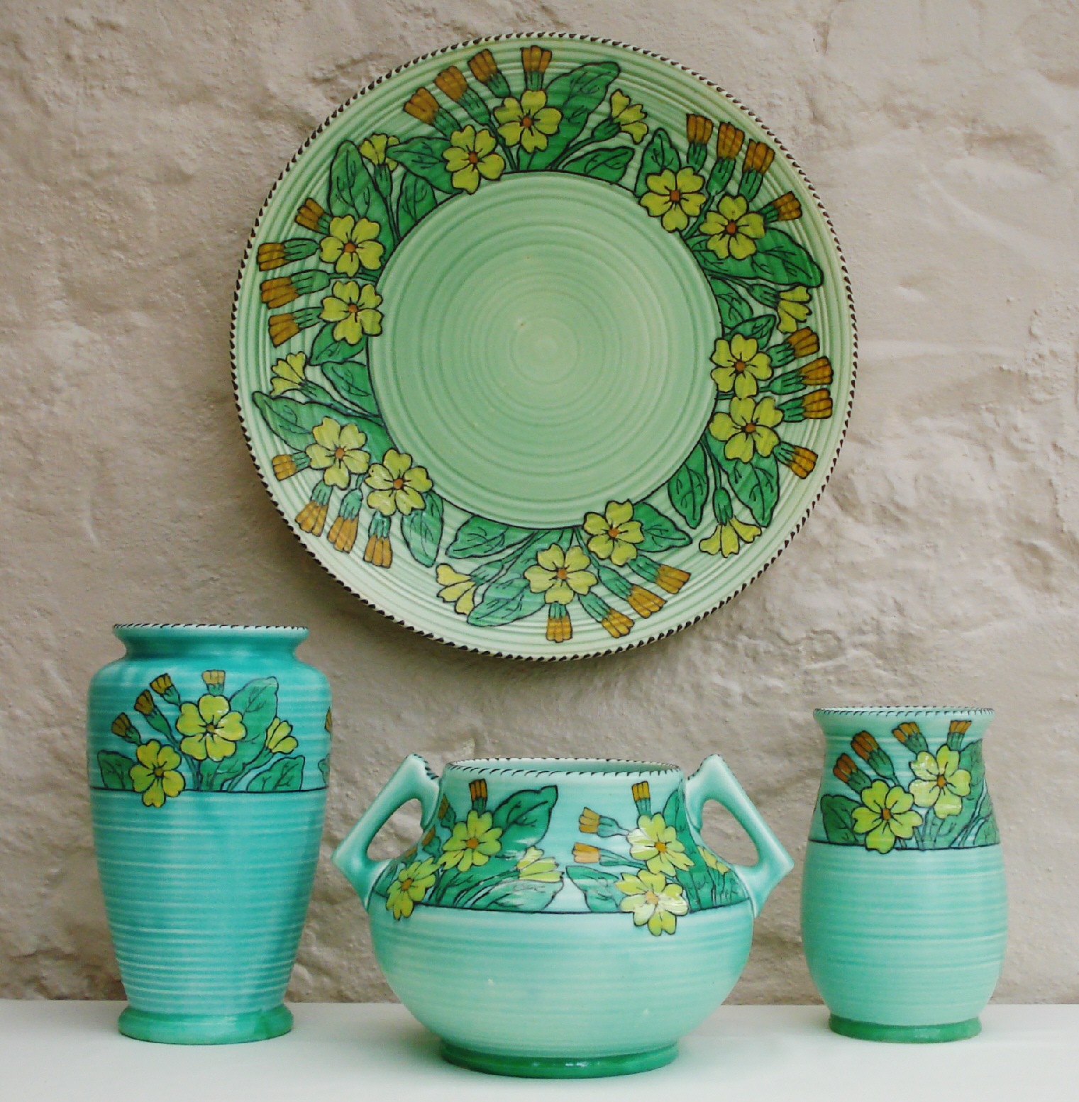 Crown Ducal & Charlotte Rhead Pottery: 3318? - Primula