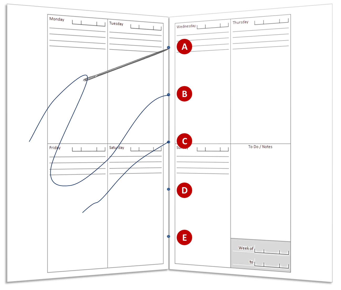 My Life All in One Place: How to saddle-stitch your booklets