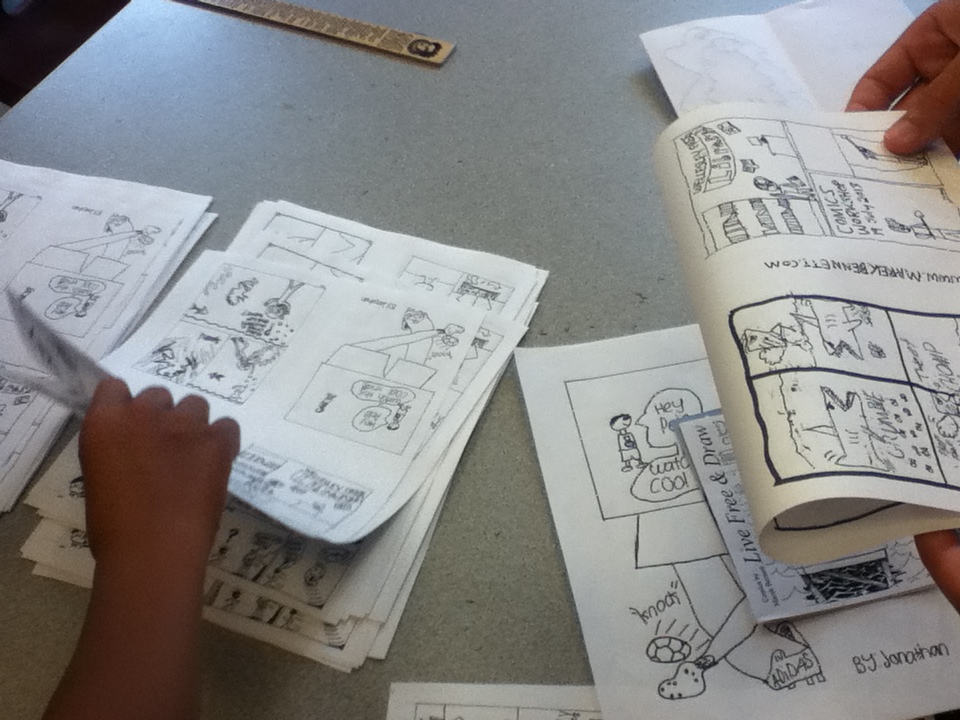 WFL Children's Room Blog: Middle school mini-comic from comics workshop!