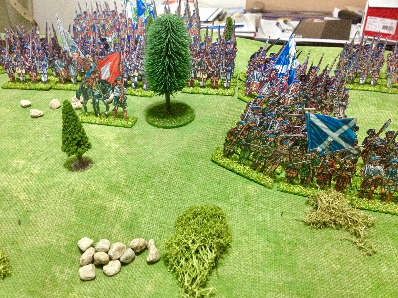 Grid based wargaming - but not always: Jacobite Raising Paper Soldier ...