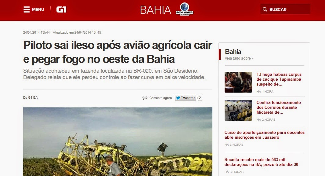 Antônio Carlos : Site G1, da Globo, repercute noticia deste blog ...