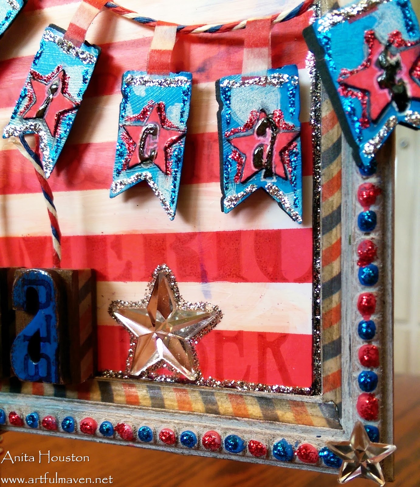 The Artful Maven: Crazy Patriotic Panels Tutorial Over At Ranger!