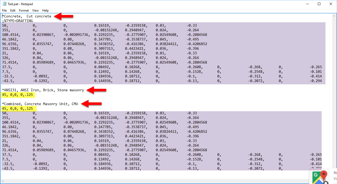 Create pat file autocad - kjaave