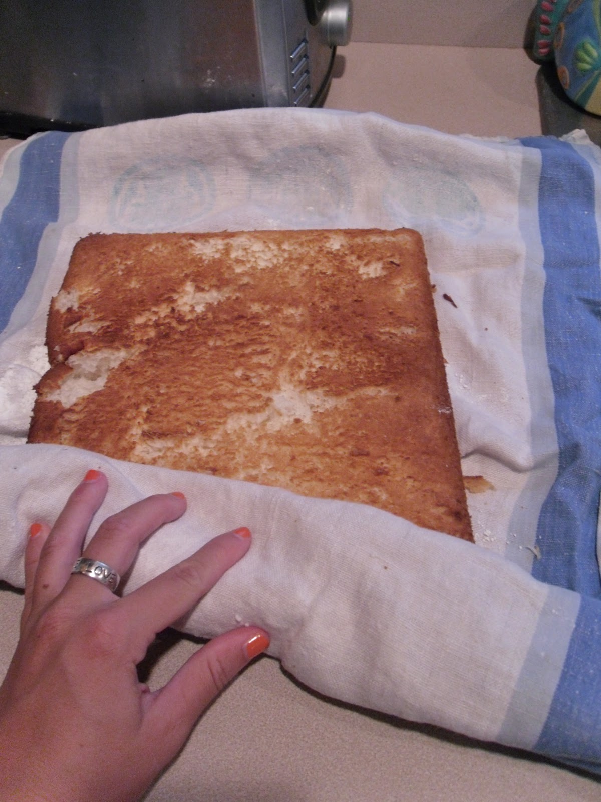 Quarter Life Crisis: Strawberries and Cream Angel Food Cake Roll