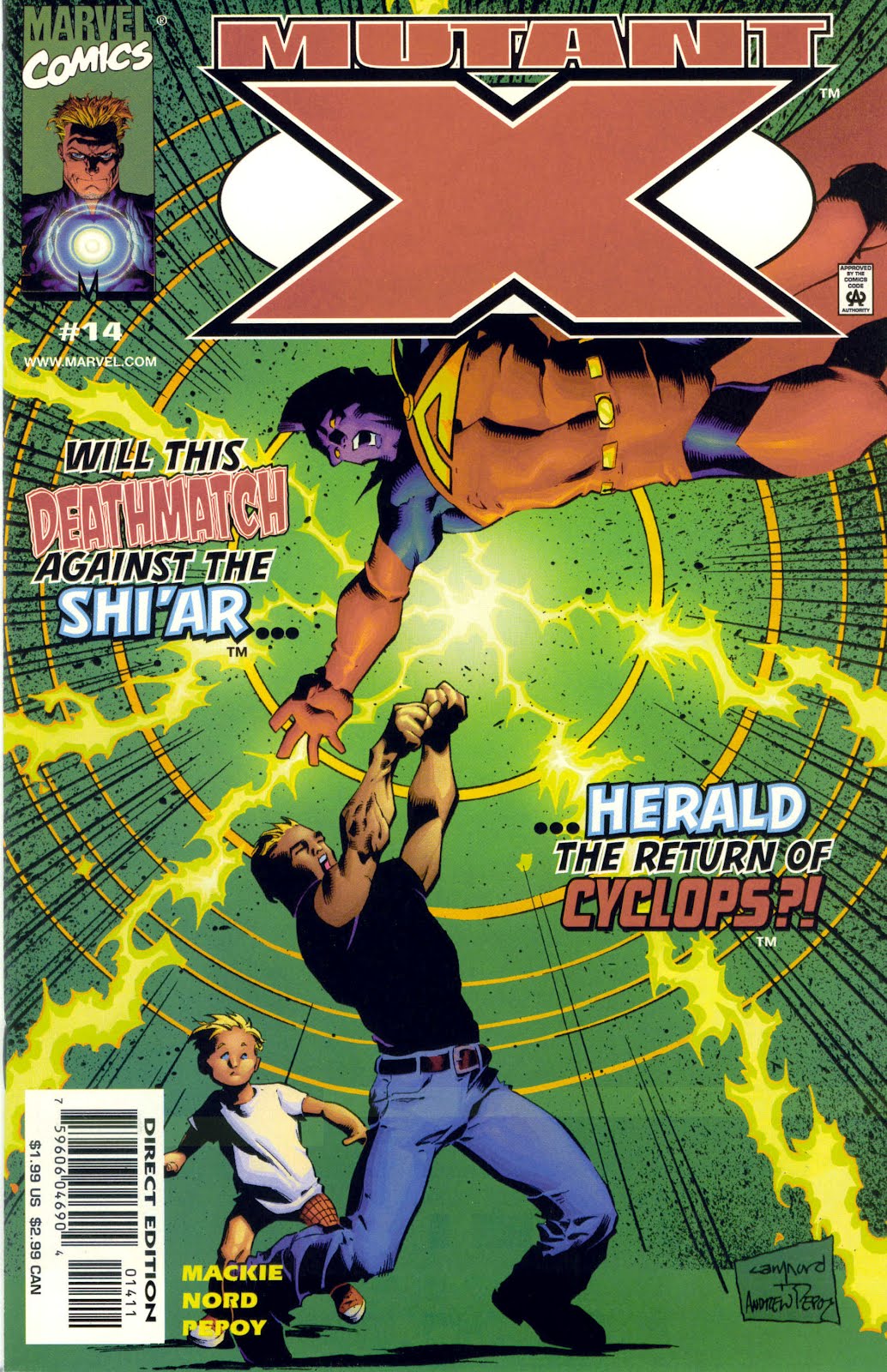 NOT BLOG X: MUTANT X #14 - November 1999