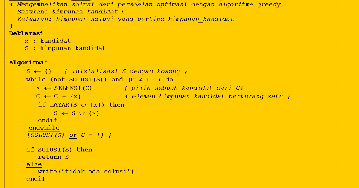 Algoritma Greedy - Skripsi Teknik Informatika