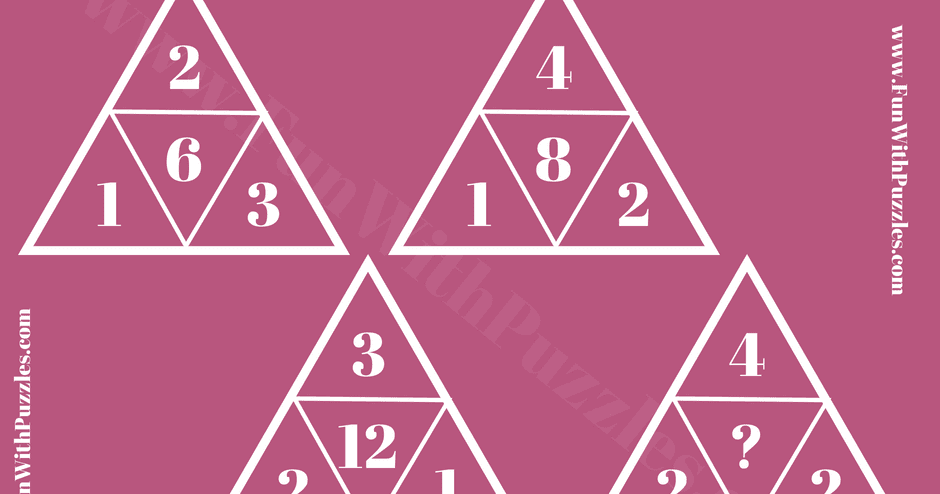 Tough Math Triangle Puzzle with Solution | Number Riddle