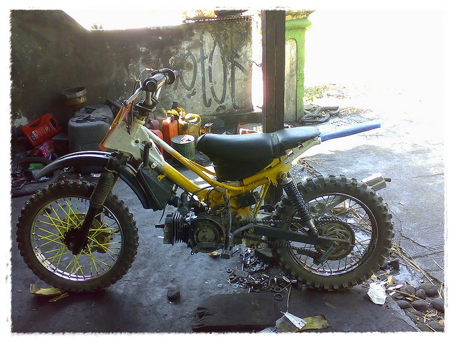 Gambar Motor Modifikasi: Gambar Motor Poswan Menjadi Trail
