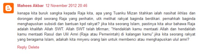 MALAYSIA IN CRISIS: Sultan Ululamri