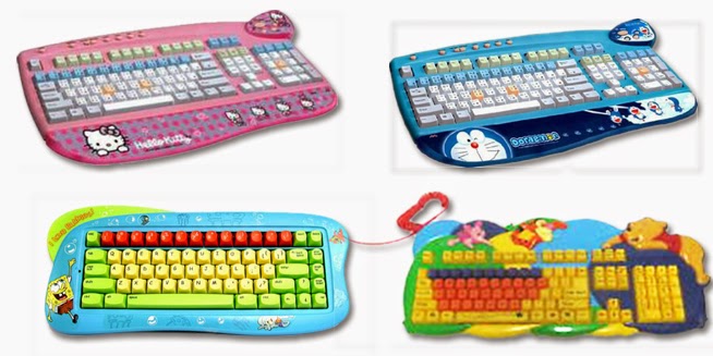 Jualan Keyboard Komputer Kartun dan Bentuk yang Cute ~ Syifa Jualan