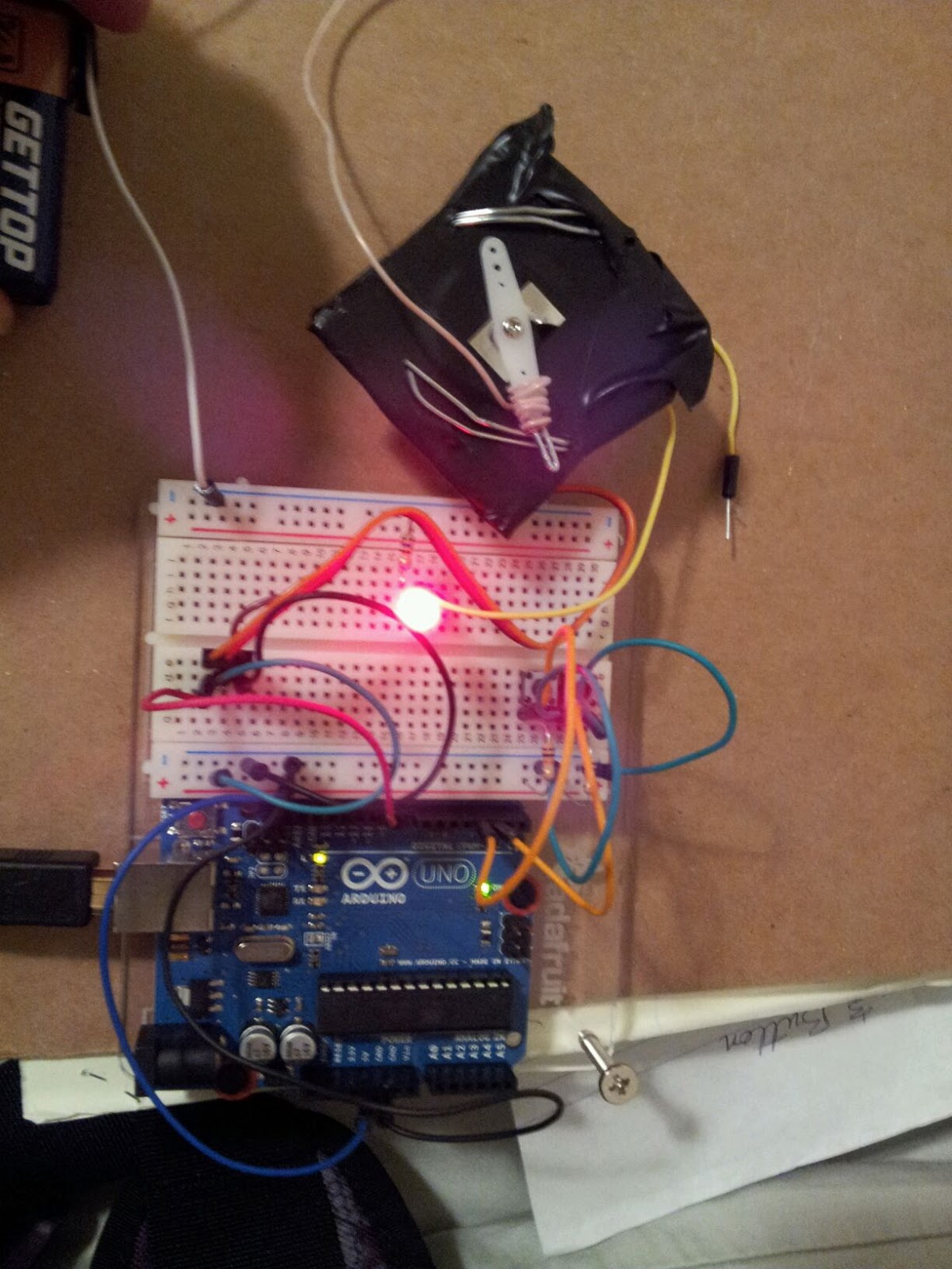 Professional Portfolio Arduino Challenge Problem