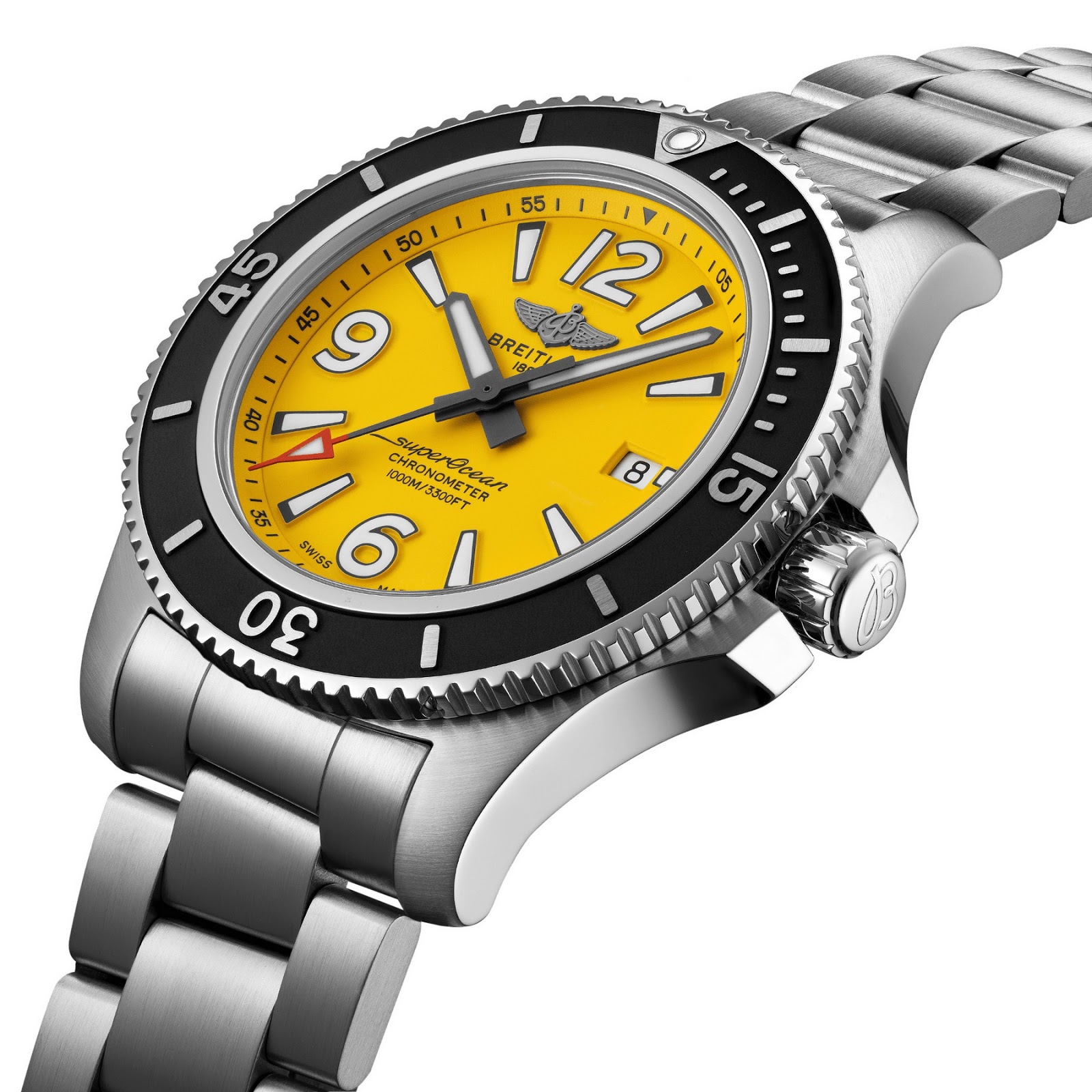 OceanicTime: BREITLING Superocean Auto 44 YELLOW