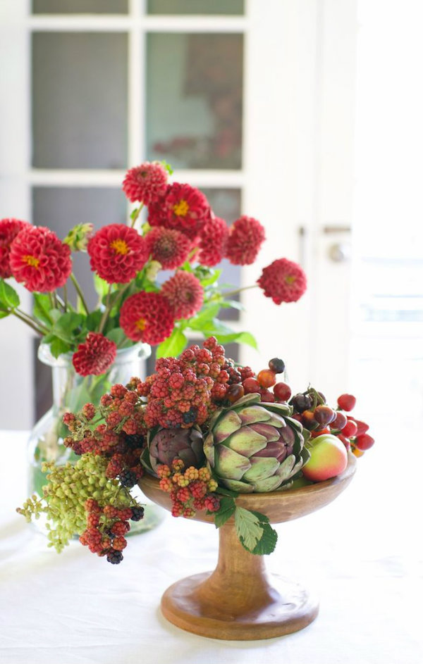 ciao! newport beach: fresh flowers for fall decor