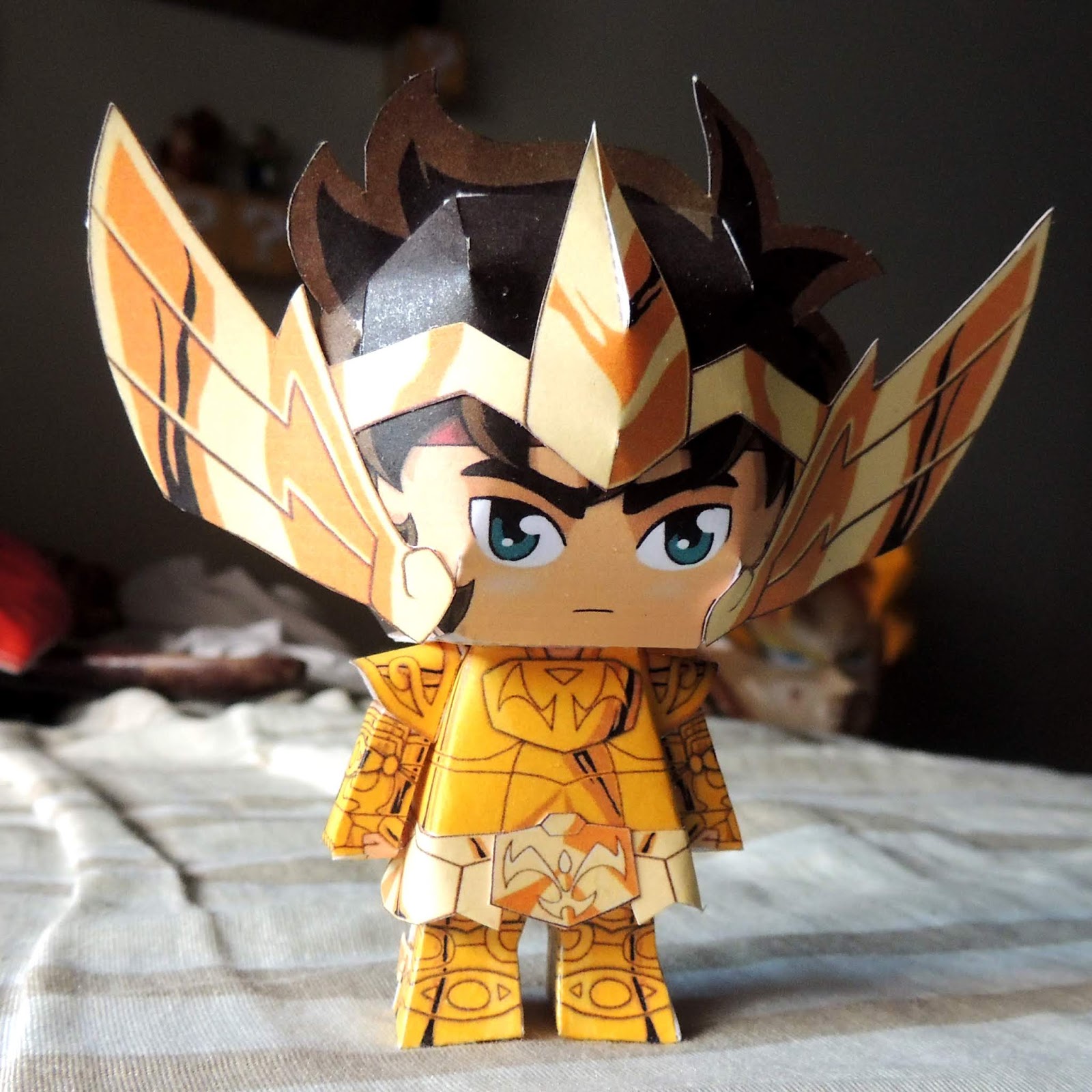 Chibi Papers Cavaleiros do Zodíaco ~ Mundo Franco - Papercraft