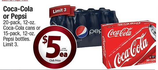 Josie's Smitty Deals: Vons/Pavillions 20pk Coke is on sale $4.99 Friday ...