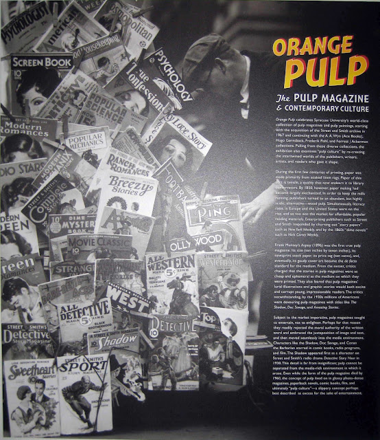 Timely-Atlas-Comics: Pulp Art Exhibition at Syracuse University NYC ...