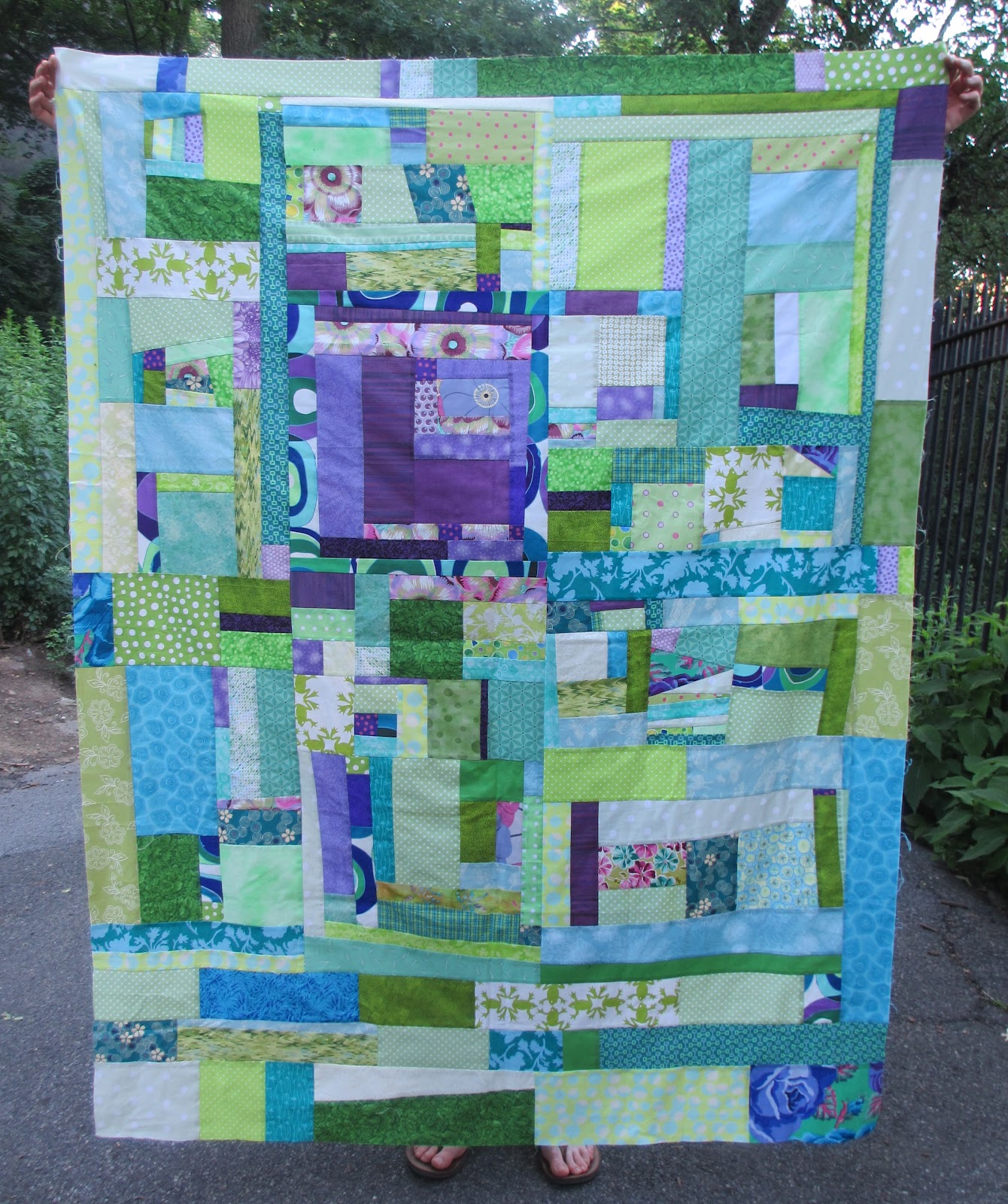 Radiant Honey Quilts: Splash! Pattern testing for Sunday Morning Quilts