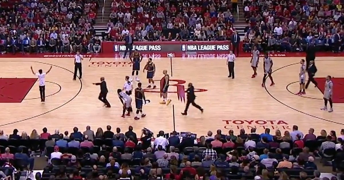 Fan Rushes Court in Middle of Cavaliers vs Rockets Game (Video ...