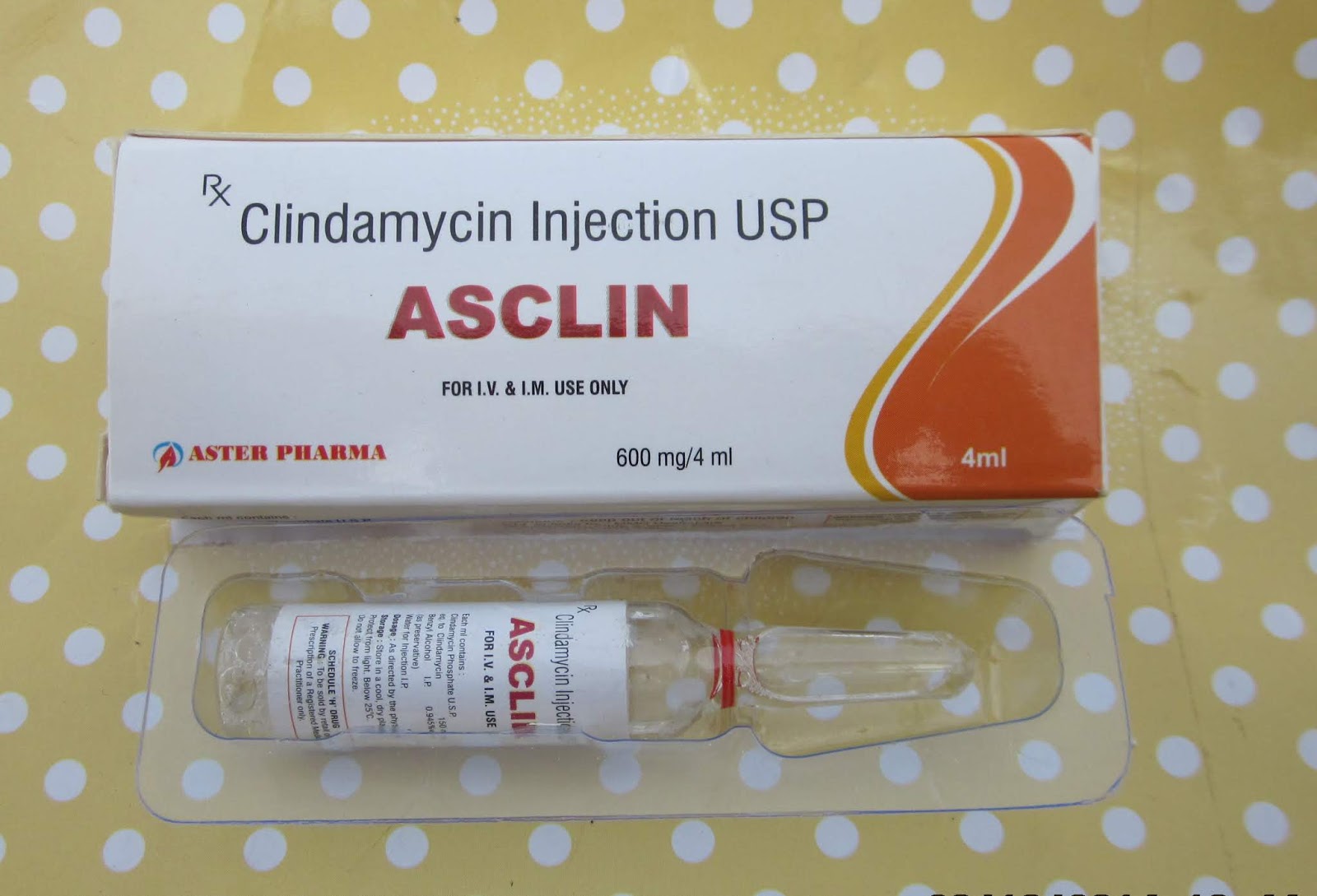Clindamycin 4ml Injection - ASTER PHARMA