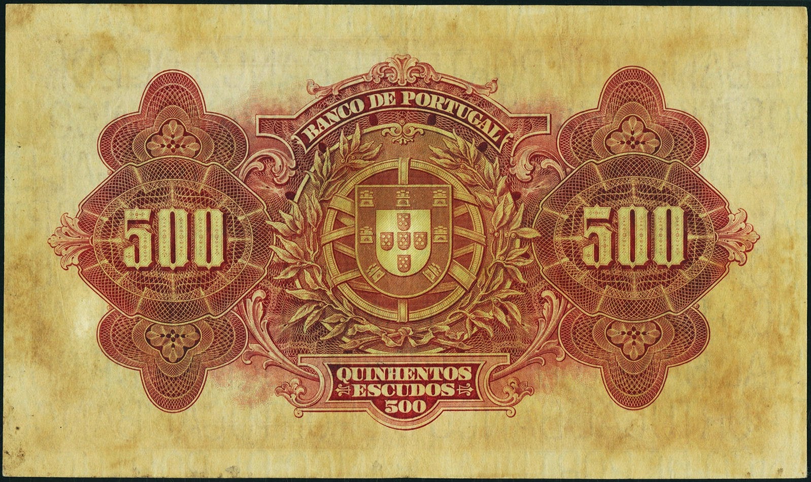 Portugal 500 Escudos banknote 1922 Vasco da Gama|World Banknotes ...