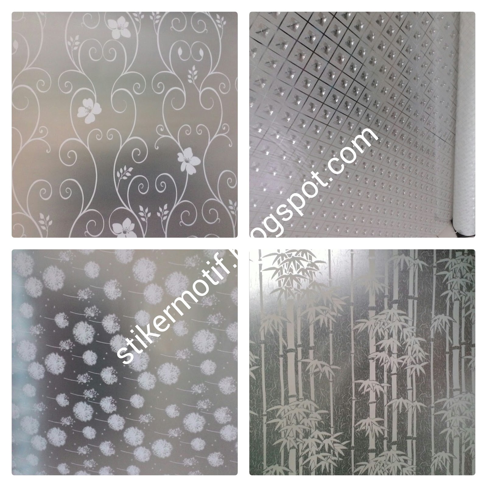 Stiker Sandblast Motif