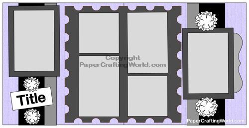 CraftyMelinda.com: Two Page Layout Sketches