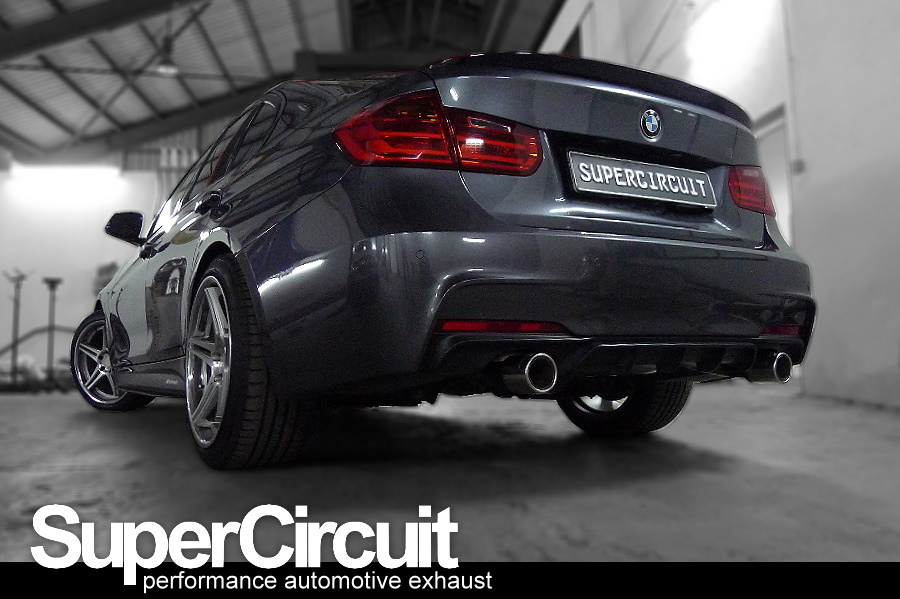 SUPERCIRCUIT Exhaust Pro Shop: BMW F30 328i Exhaust Customization