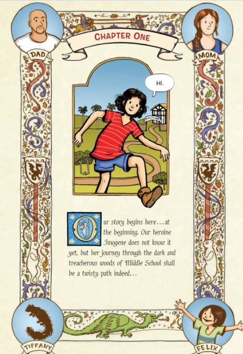 All's Faire in Middle School by Victoria Jamieson, 248 pp, RL 4