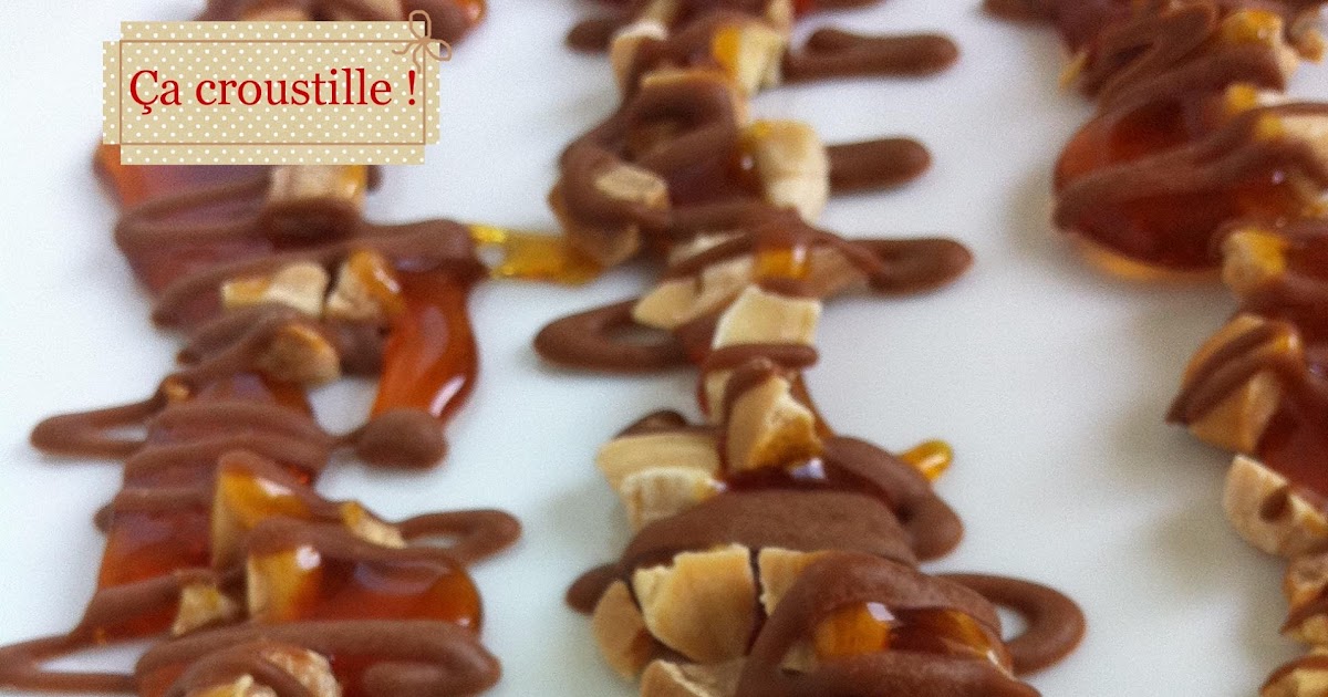 Ça croustille !: GOURMANDISES AUX AMANDES GRILLÉES , CARAMEL ET CHOCOLAT