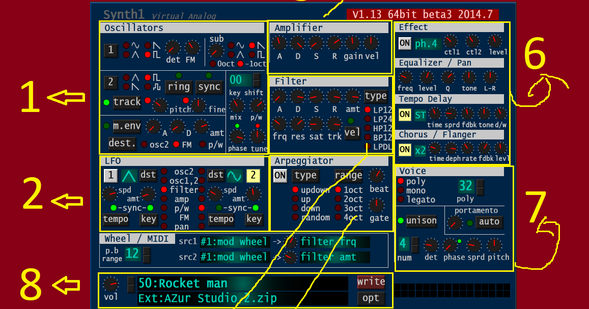 Synth1: Introduction to subtractive synths.