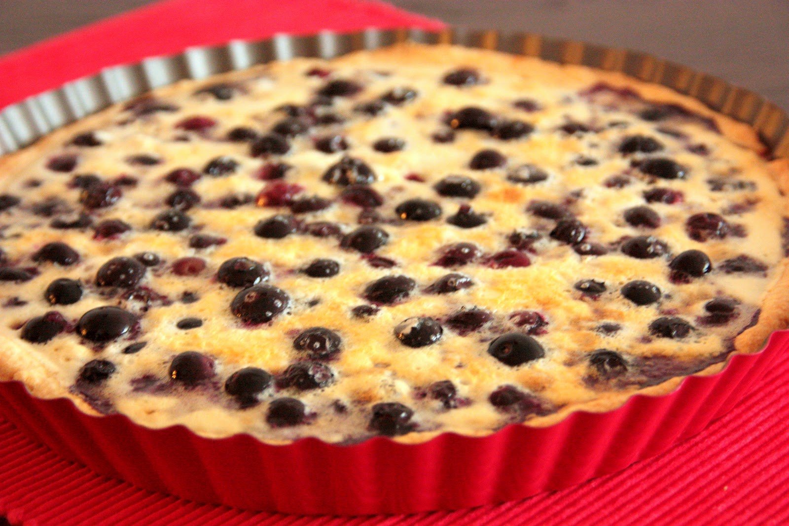 a tentação: Tarte de Mirtilos