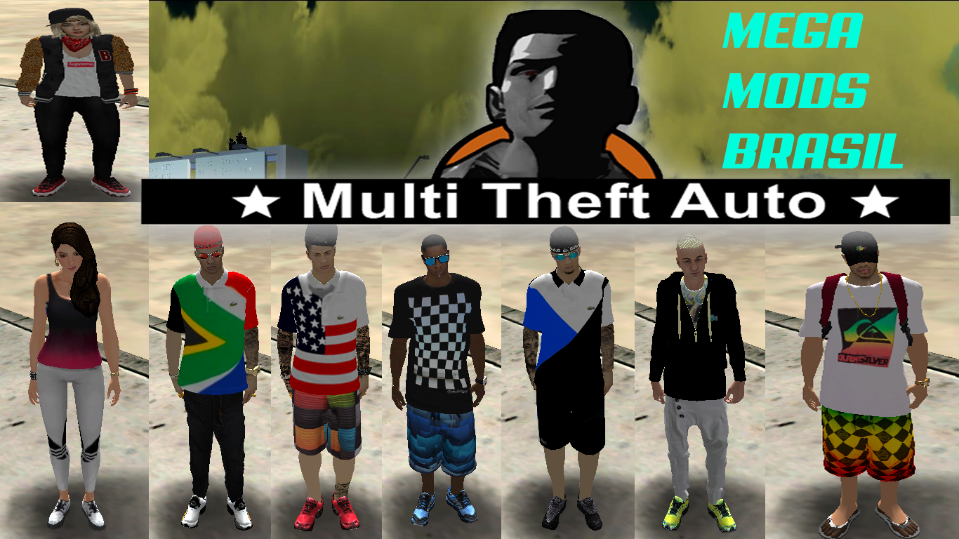 Pack De Skins GmZICO - MTA Brasil