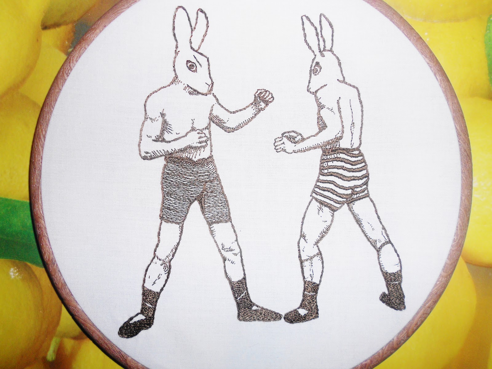threadhead: boxing hares