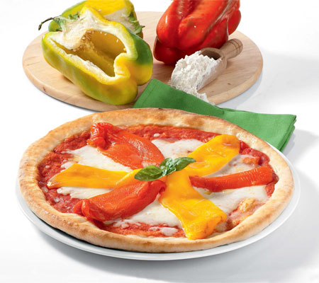 Pizza with Peppers "pizza ai peperoni" recipe -Taste USA