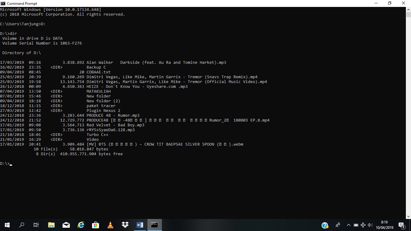 TEKNOLOGI INFORMATIKA: Cara Membuat Struktur Direktori dengan Command ...