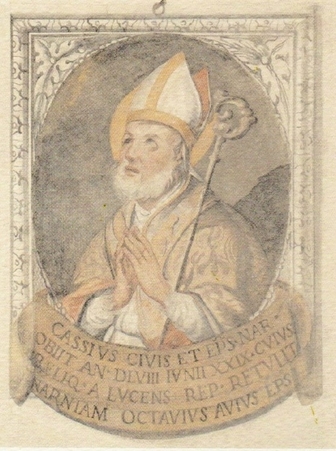 ORTHODOX CHRISTIANITY THEN AND NOW: Saint Cassius, Bishop of Narni (+ 558)