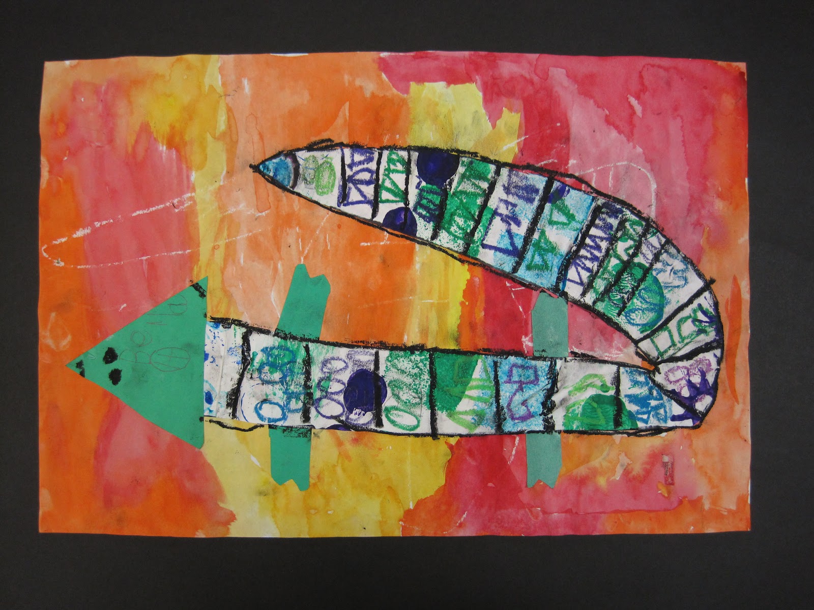 Adventures of an Art Teacher: Funky Lizards