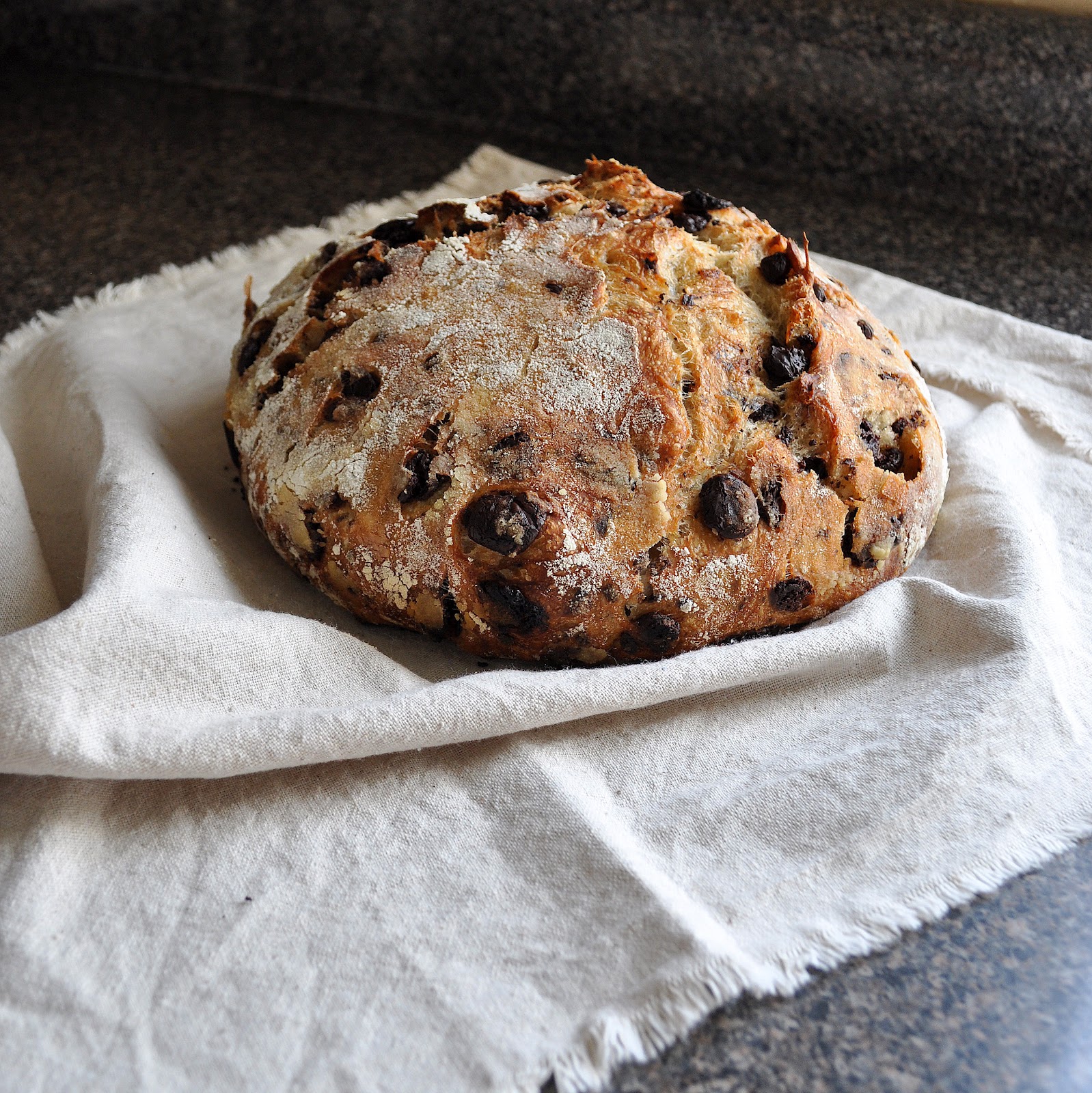 BREANNA'S RECIPE BOX: Chocolate Chunk Artisan Bread