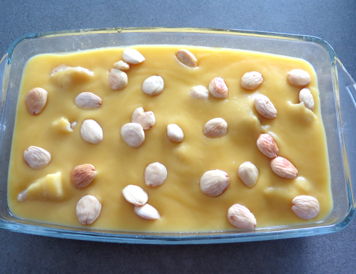 Coliflor con crema de calabaza