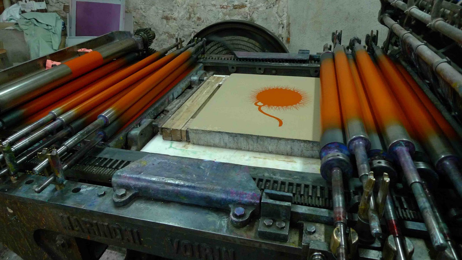 ENRIQUE MESTRE JAIME: Edición de una litografía sobre piedra en el ...