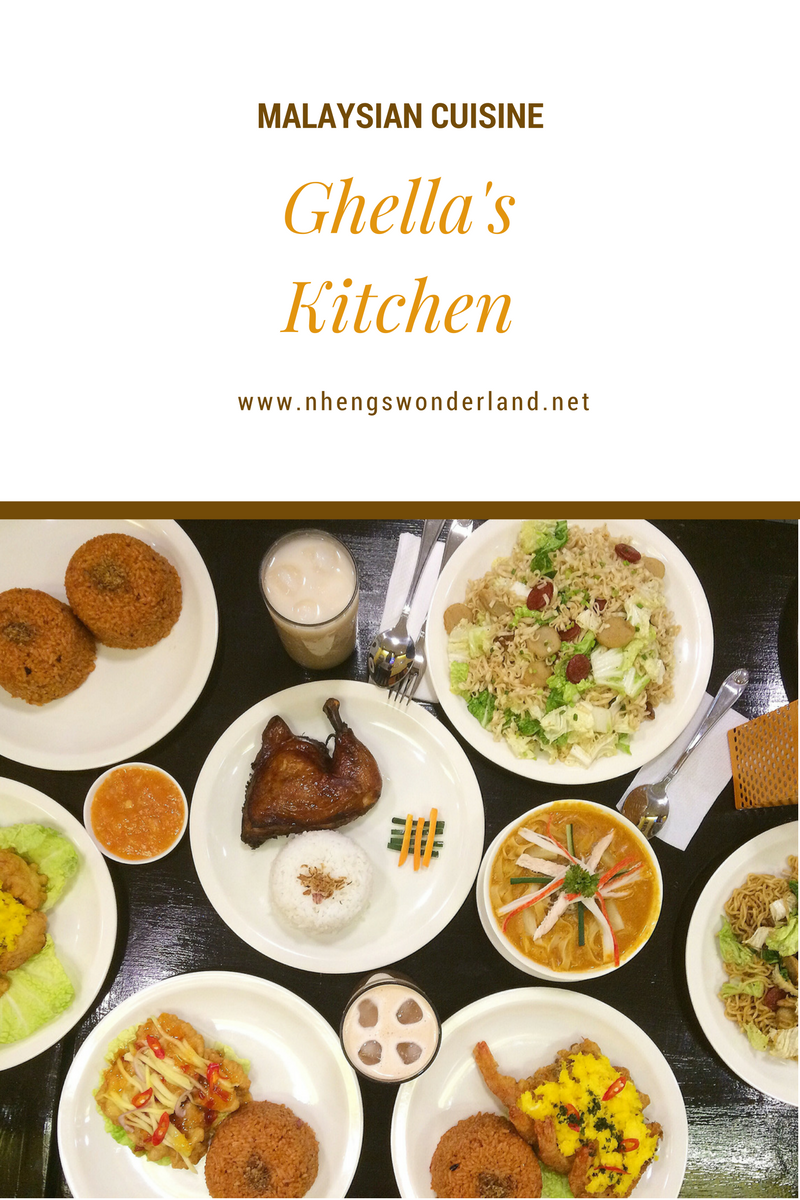 Malaysian Cuisine at Ghella's Kitchen - Nheng's Wonderland