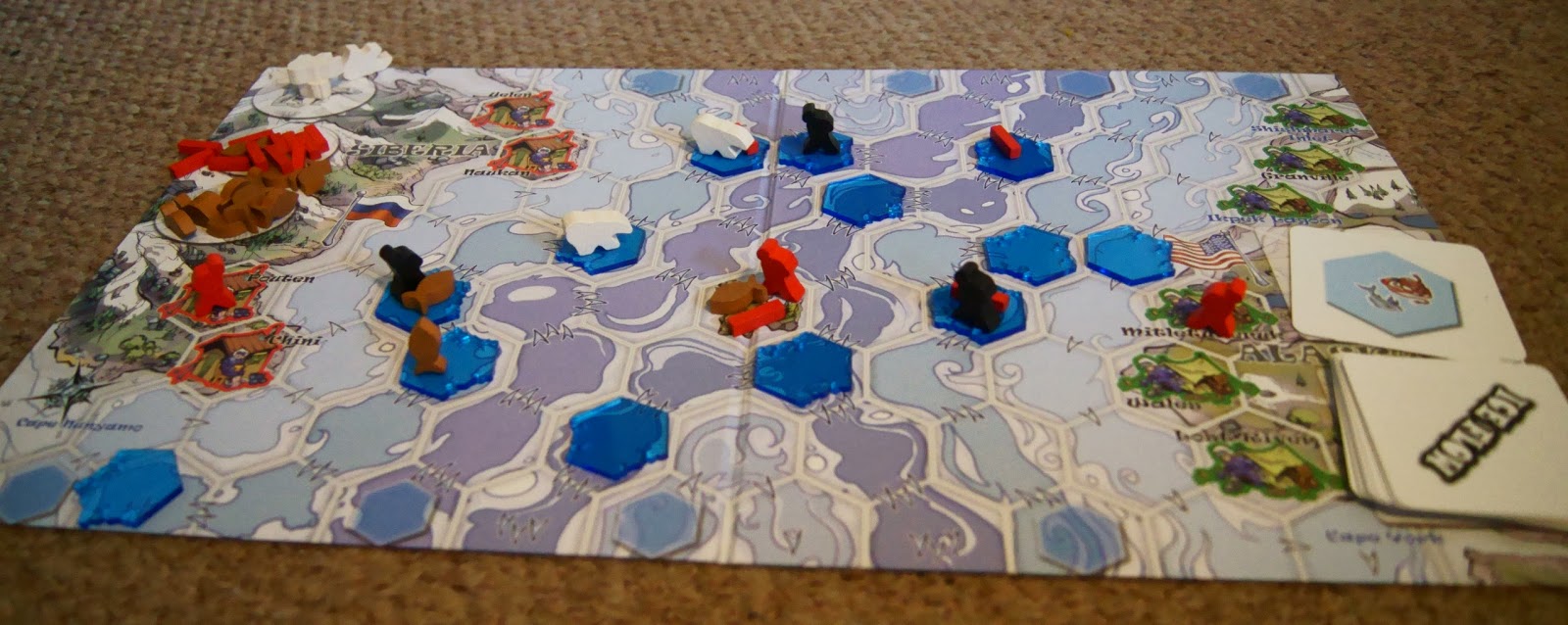 Keith's Tabletop Gaming / Painting Blog: Ice Flow - A Boardgame Review
