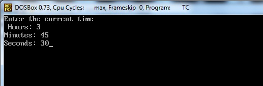 C Program To Generate Analog Clock Using Graphics Sample Example