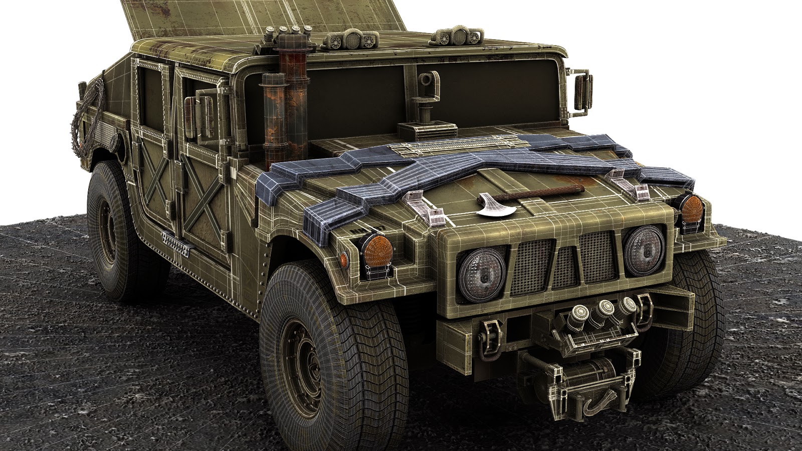 Sachin Sharma: 3D Hummer Model