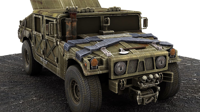 Sachin Sharma: 3D Hummer Model