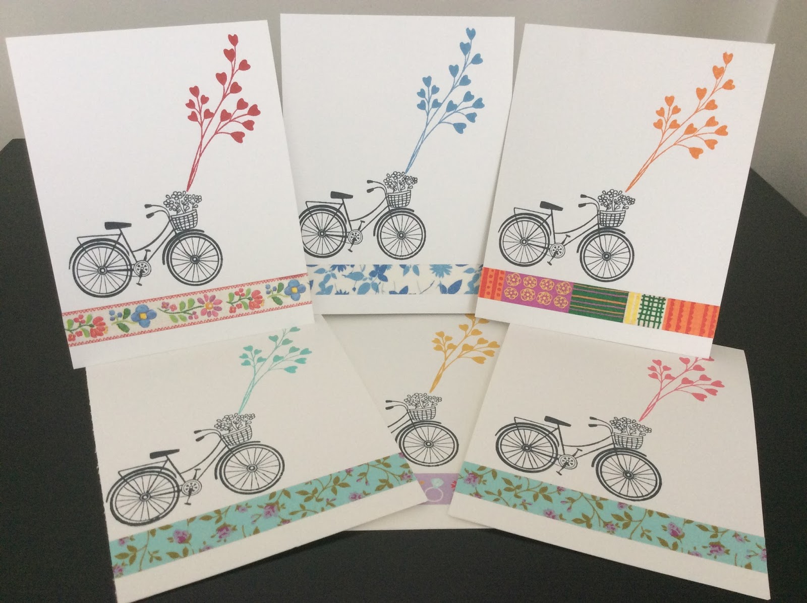 Paula Crafting: Bike Card set / Kit Cartões Bike