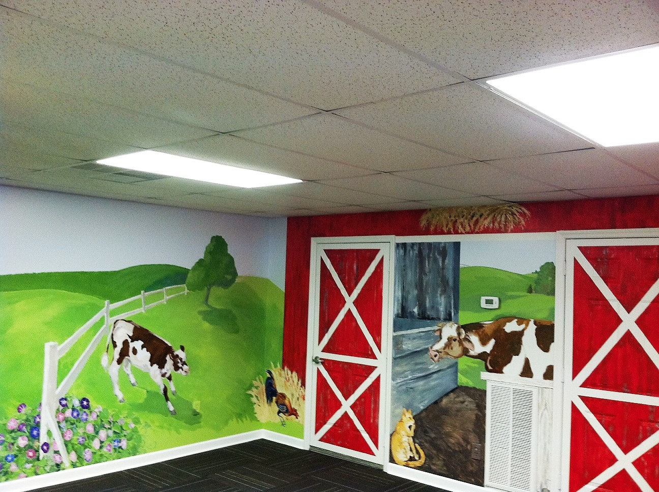 Town and Country Mural Details: Country