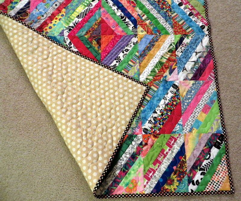 The Way I Sew It: String Diamond Quilt Finish