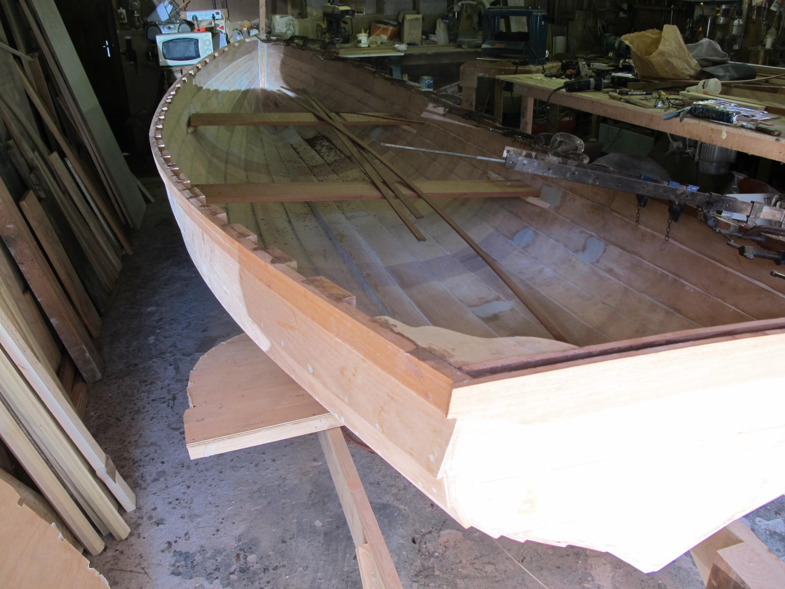 CKD Boats - Roy Mc Bride: Clinker built Tammie Norrie rowing boat