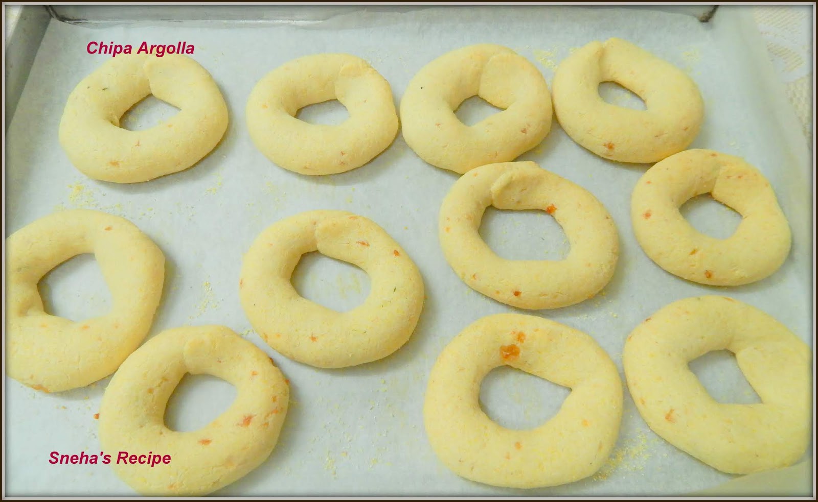Chipa Argolla#BakingBloggers - Sneha's Recipe